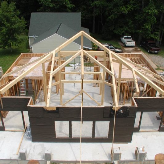 Ranch entrance timber frame gate